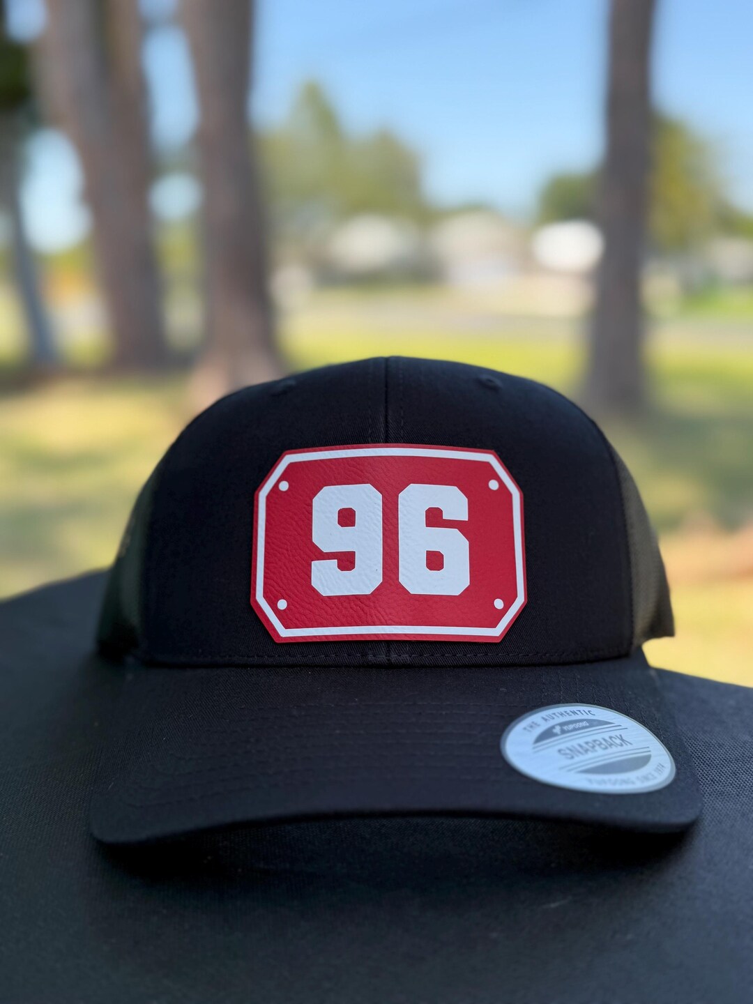 Firefighter Station Number Hat | Custom Leather Patch, Fire Department ...