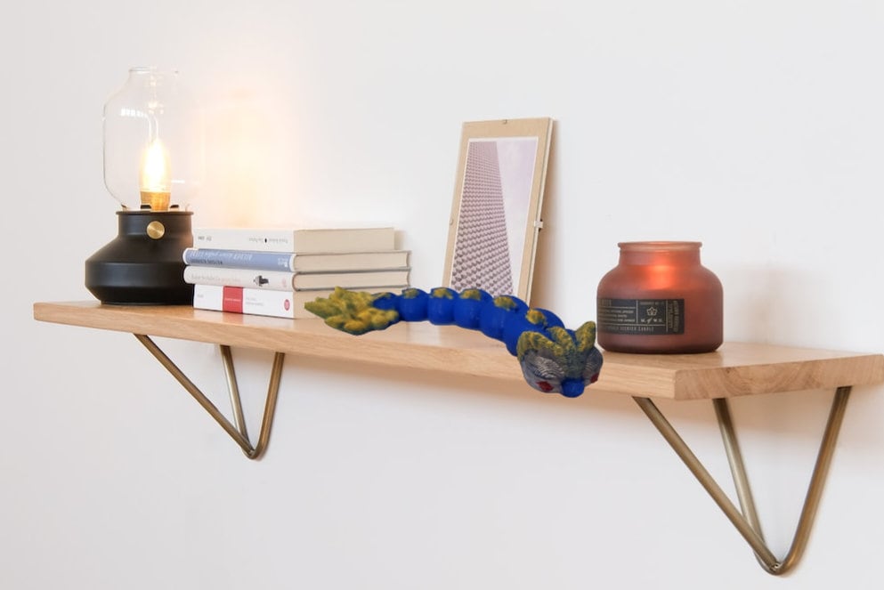 3D Printed Articulate Slinky Dragon - Etsy