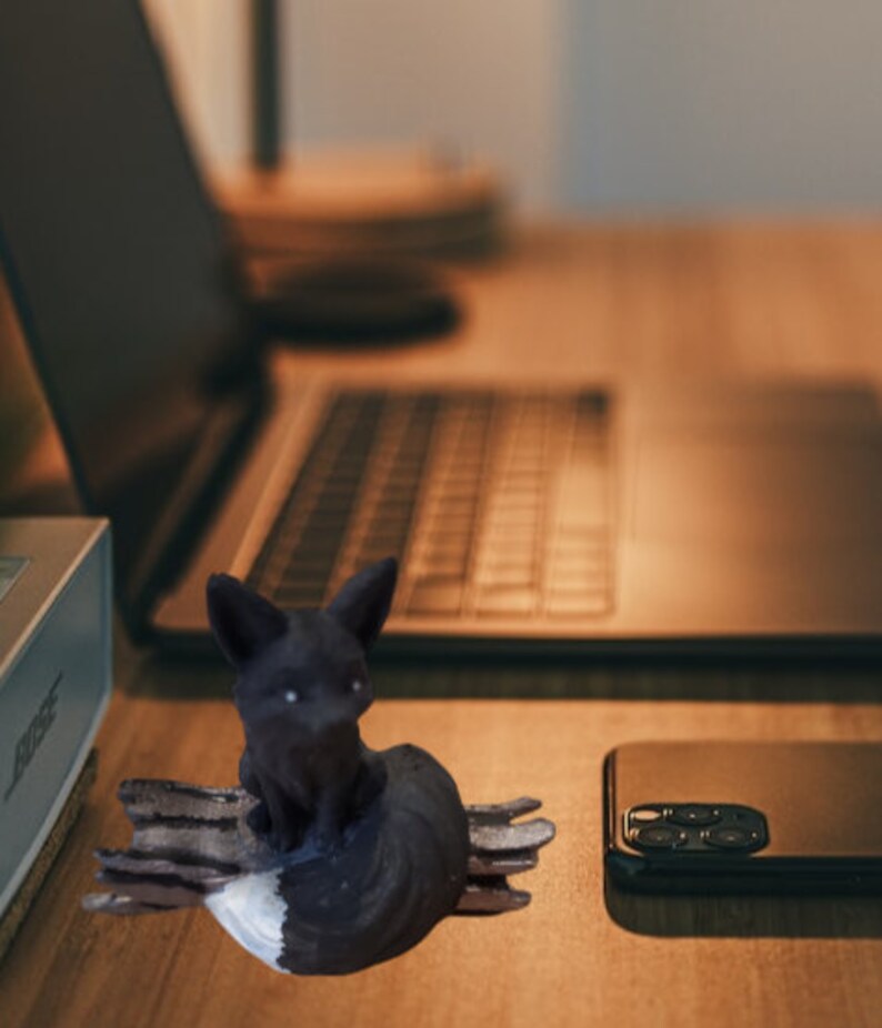 Cute 3D Printed Handpainted Fox - Etsy