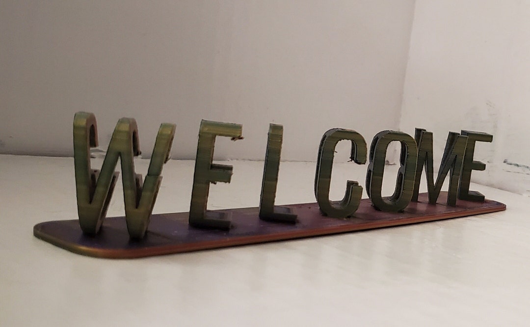 Dual Text Illusion Sign - Etsy