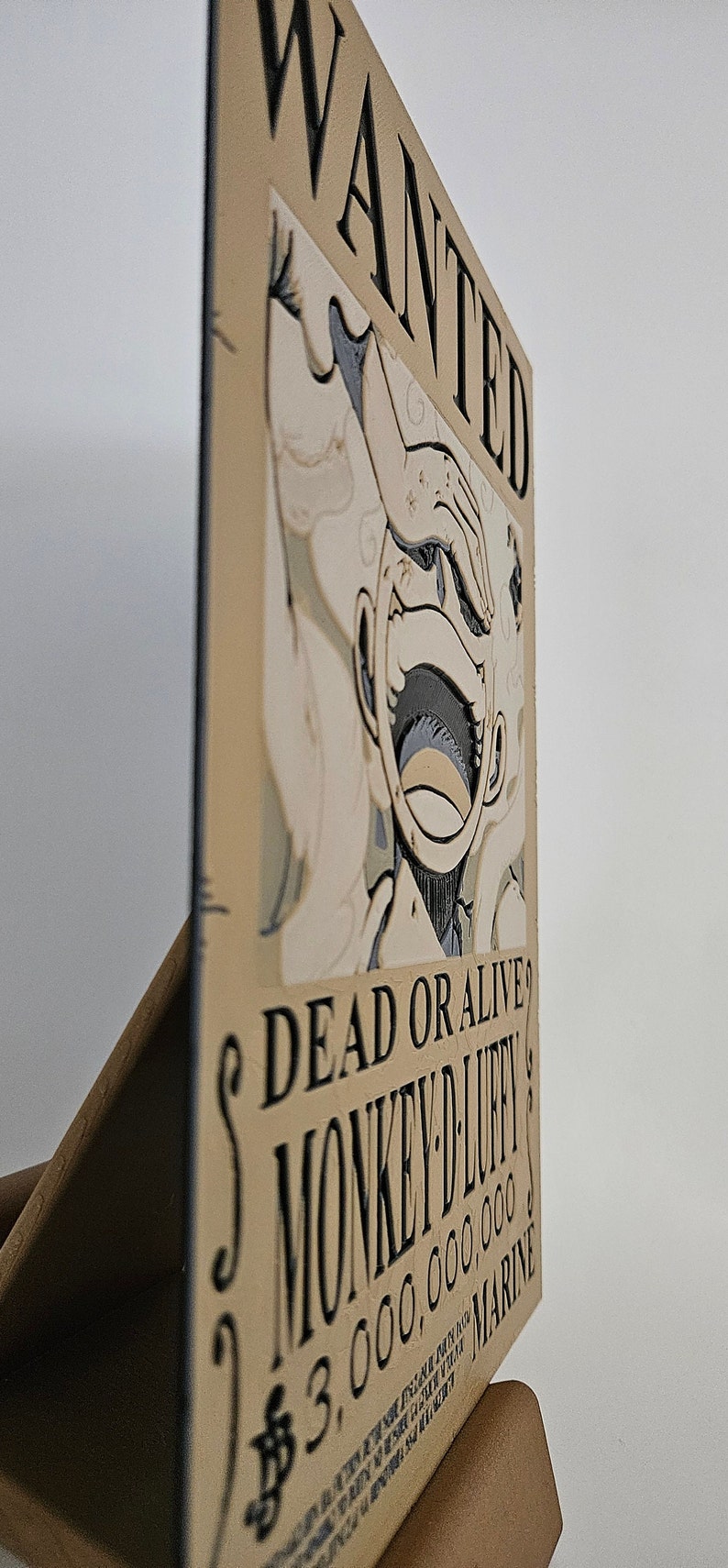 Monkey D. Luffy Wanted Poster - Etsy