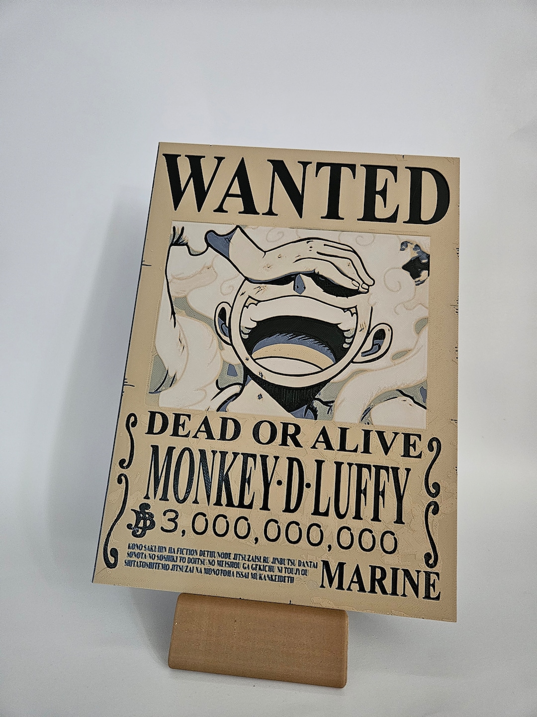 Monkey D. Luffy Wanted Poster - Etsy