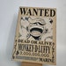 Monkey D. Luffy Wanted Poster - Etsy UK