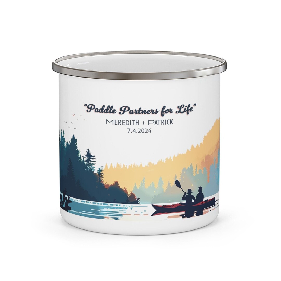Personalized Kayaking Gift | Customizable Couples Camp Mug | Custom ...