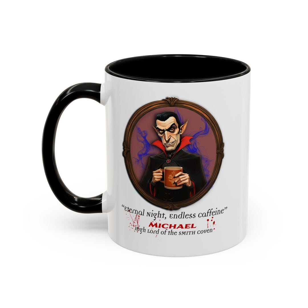 Monster Mug With Names Vampire Mug for Him Mr Mrs Mugs Vampire Theme ...