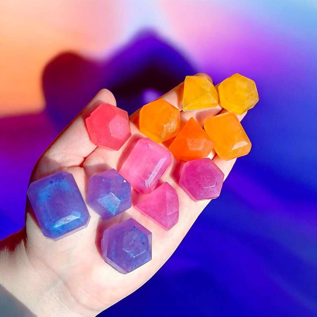 Gem Bundle of Mini Soaps, Little Soap Gemmies - Etsy