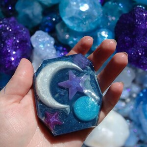 Starry Night Soap, Stars and Moon Soap, Moonlight, Night Sky - Etsy