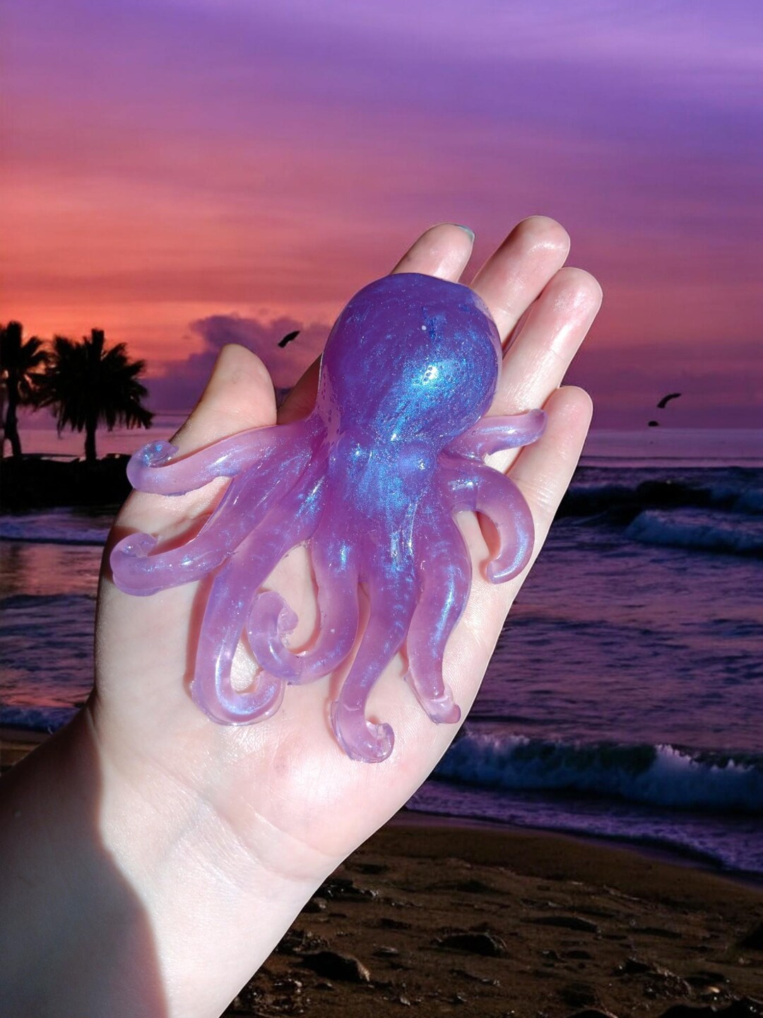 Octopus Soap, Jelly Soap, Glow in the Dark Soap, Glow in the Dark Soap ...
