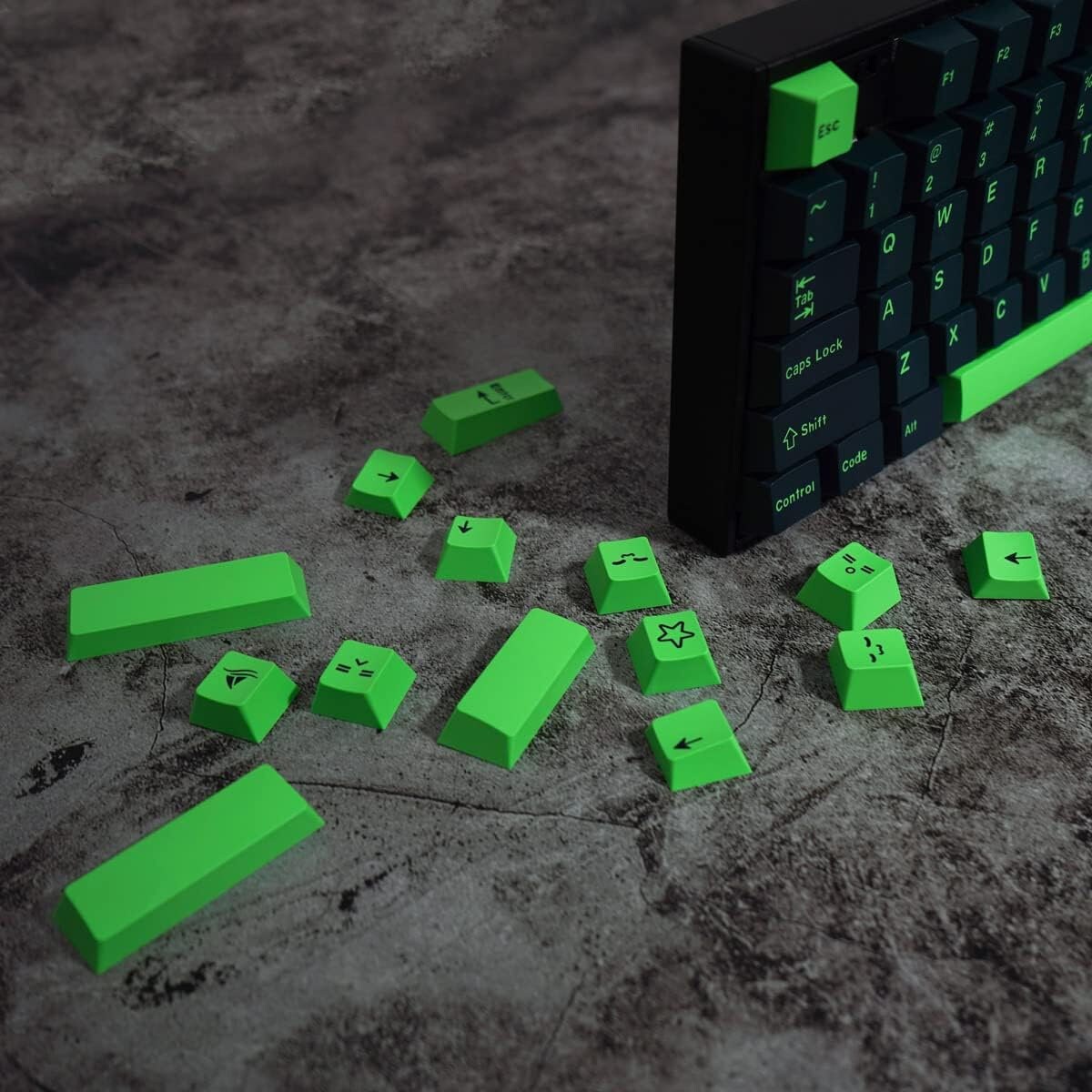 GMK Wave Keycaps, Double-shot PBT Keycaps, Cherry Profile MX Style ...