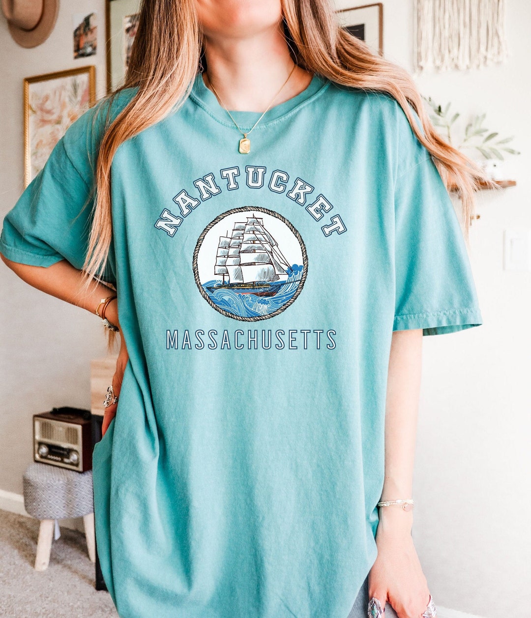 Nantucket Shirt Mermaidcore Tee Old Money Aesthetic Cinnamon Girl ...
