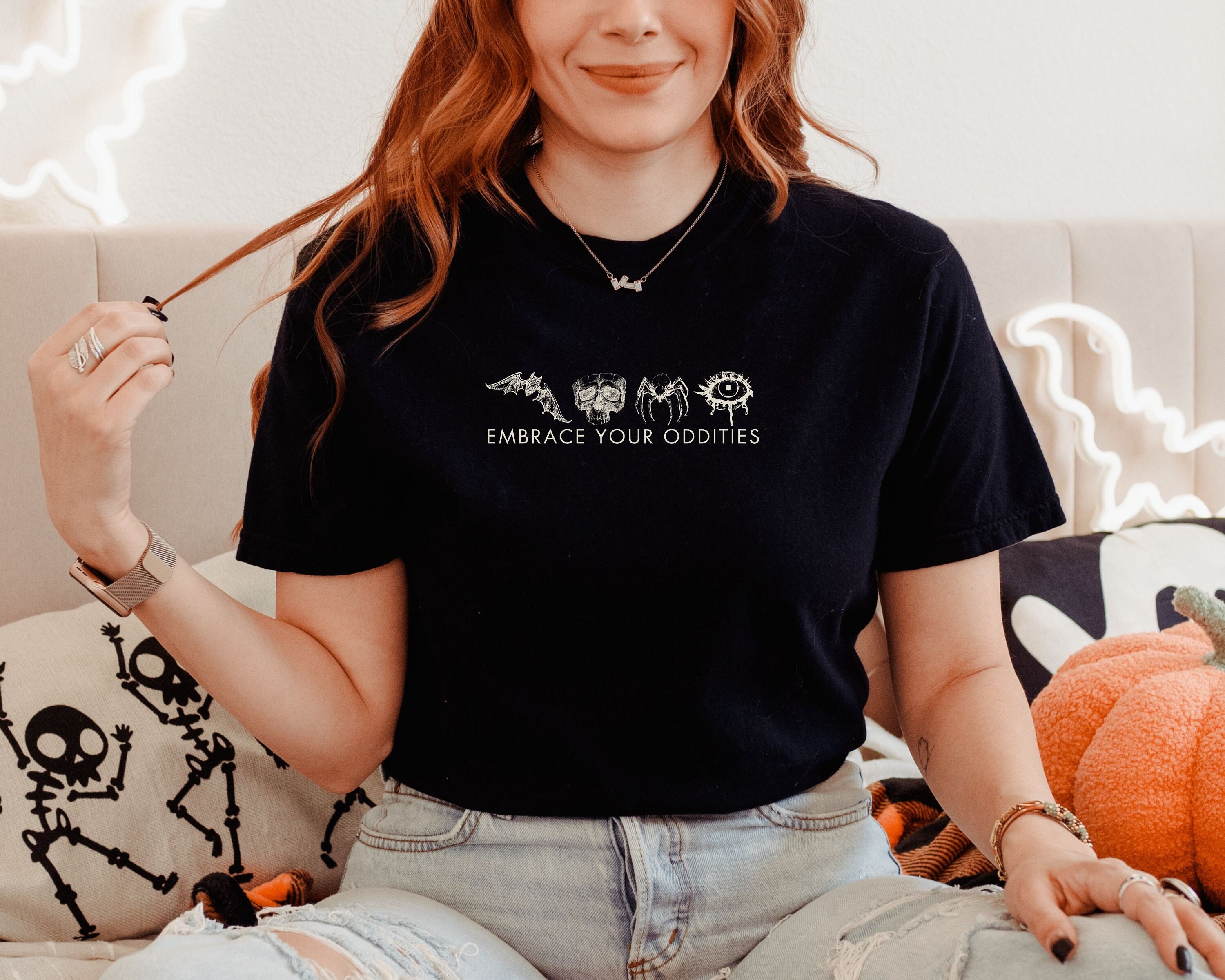 Embrace Your Oddities Spooky Shirt Weirdcore Shirt Comfort Colors Tee ...