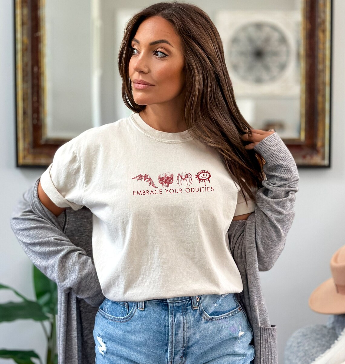 Embrace Your Oddities Spooky Shirt Weirdcore Shirt Comfort Colors Tee ...