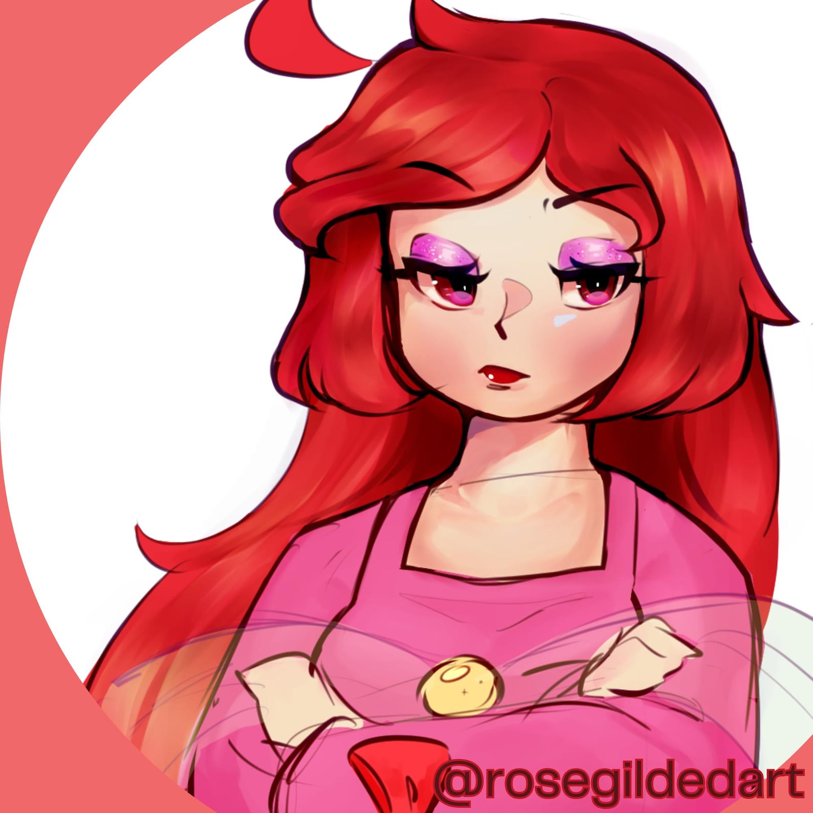 Custom Icon Pfp Commission: Headshot Portrait (colored Sketch) | High ...