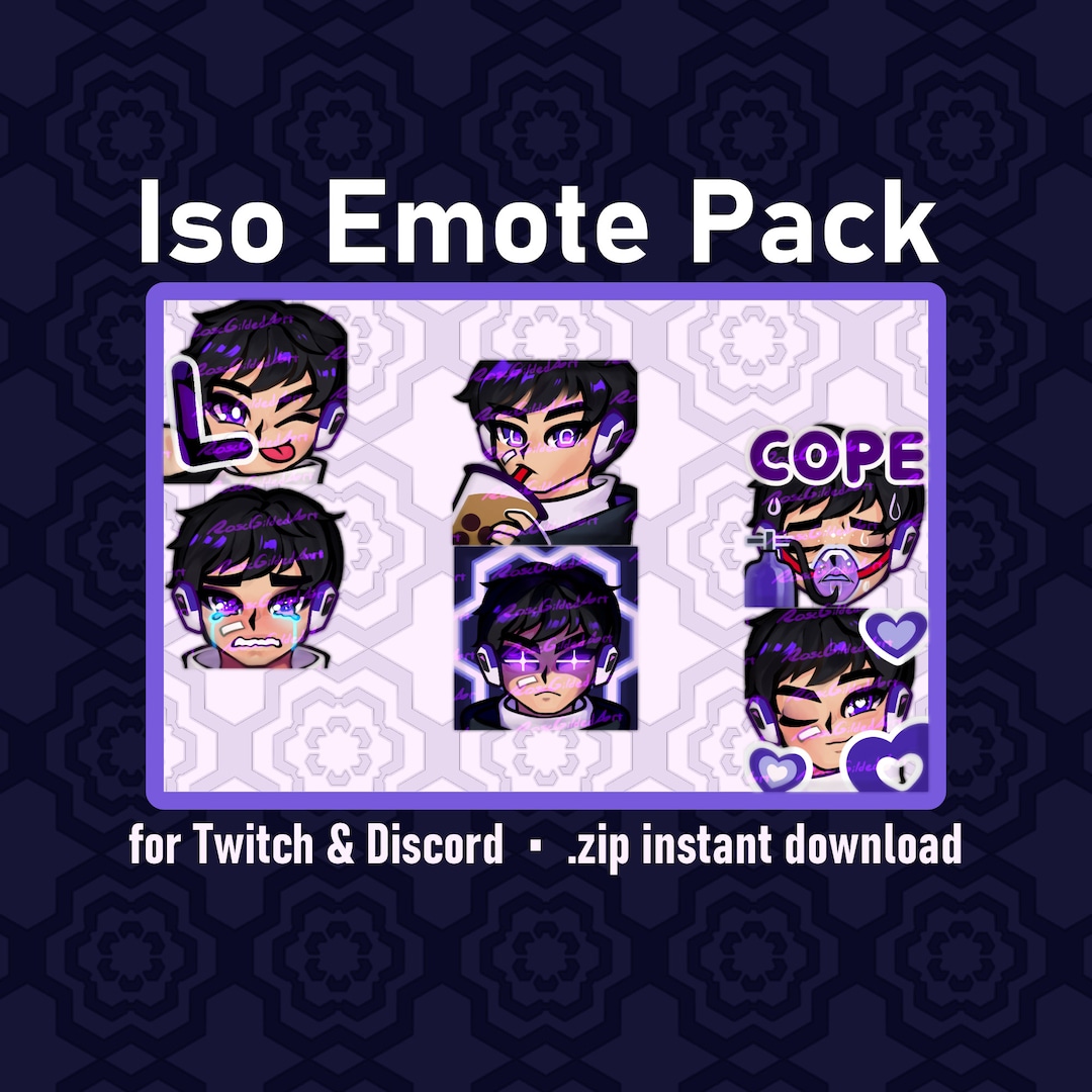 Iso Emote Pack VALORANT | Twitch and Youtube Streaming & Discord ...