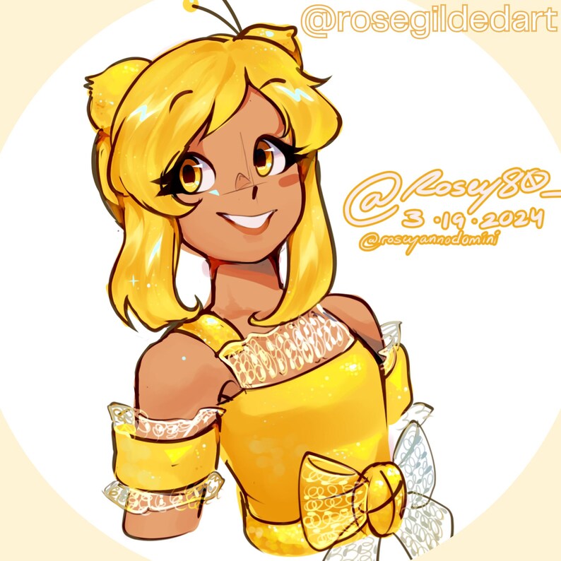 Custom Icon Pfp Commission: Headshot Portrait (colored Sketch) | High ...