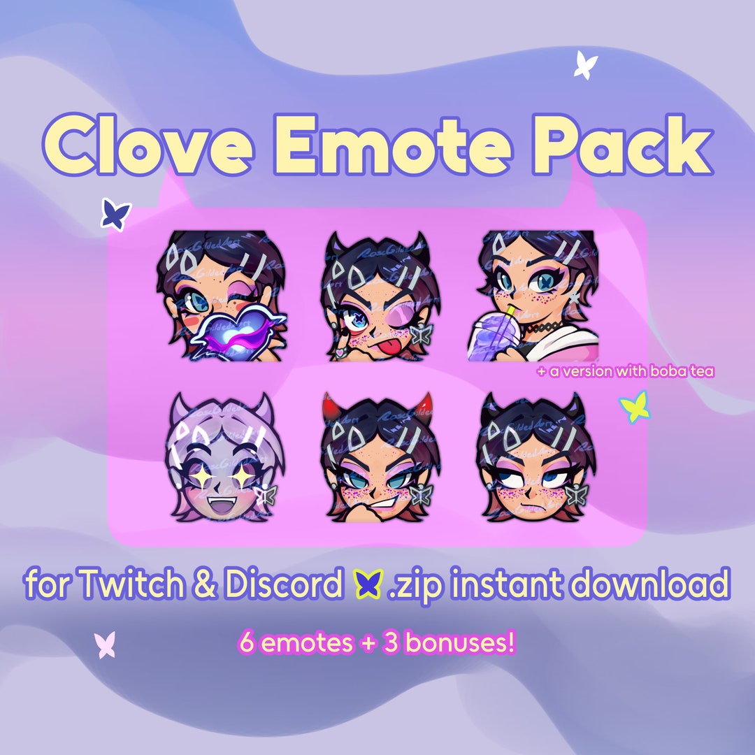 Clove Emotes VALORANT | for Twitch, Discord, Kick, Guilded, and Youtube ...