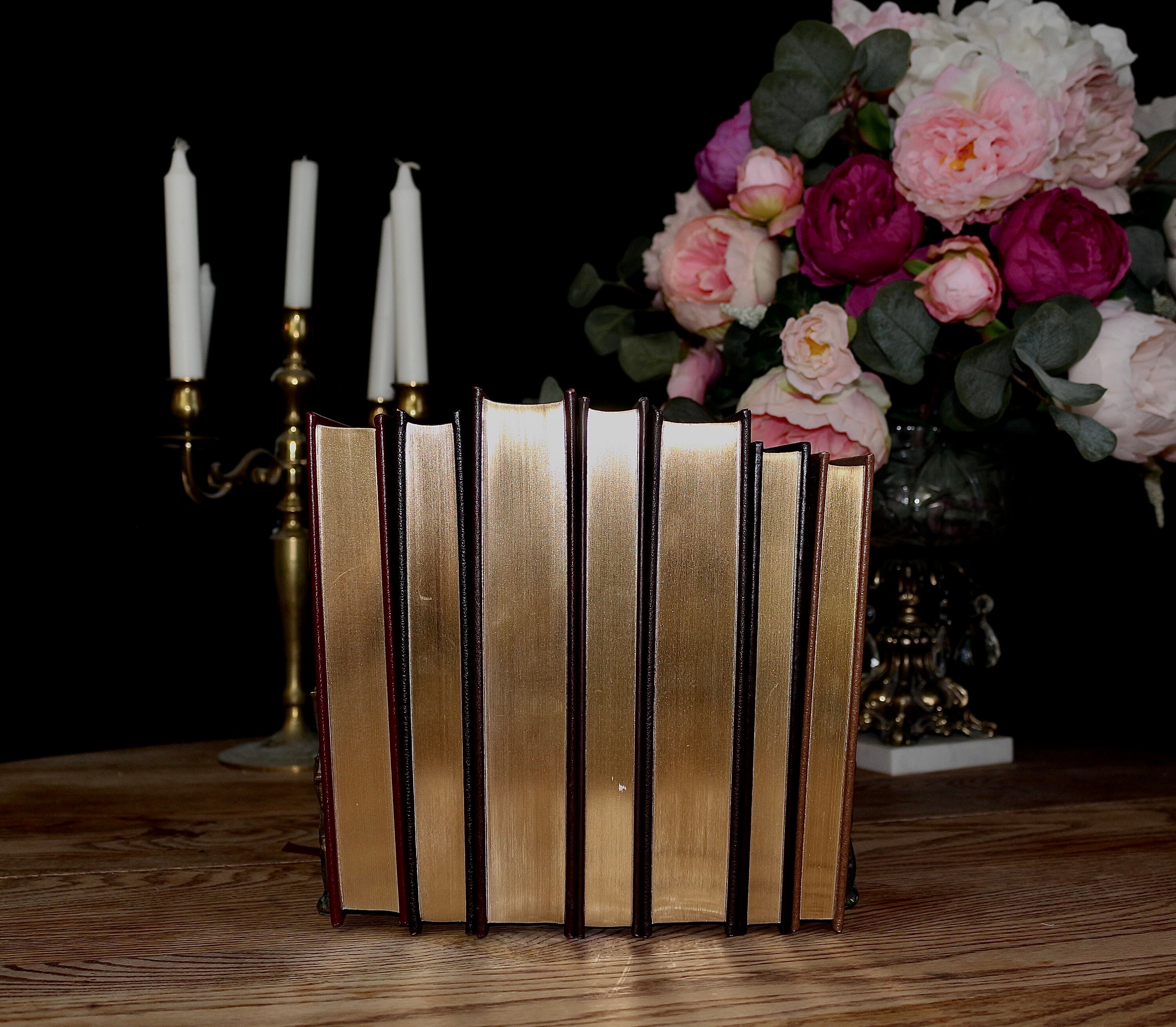 Franklin Library Books Collection, Full Leather Bound Books, Gold Gilt ...