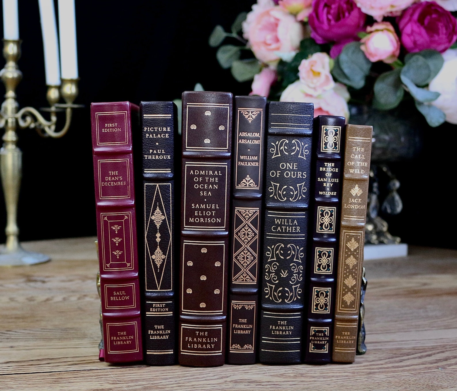 Franklin Library Books Collection, Full Leather Bound Books, Gold Gilt ...