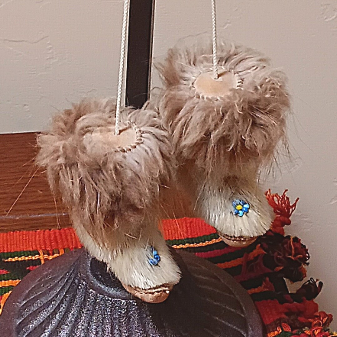 Alaskan Moccasins, Made by Native Alaskans, Materials for Boots Are ...