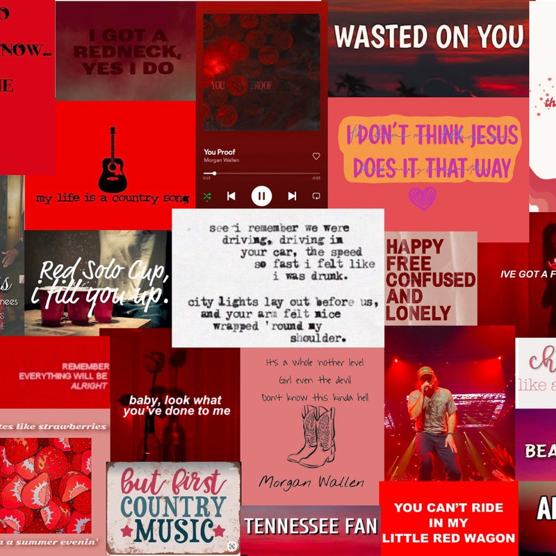 Red Aesthetic Wallpaper - Etsy