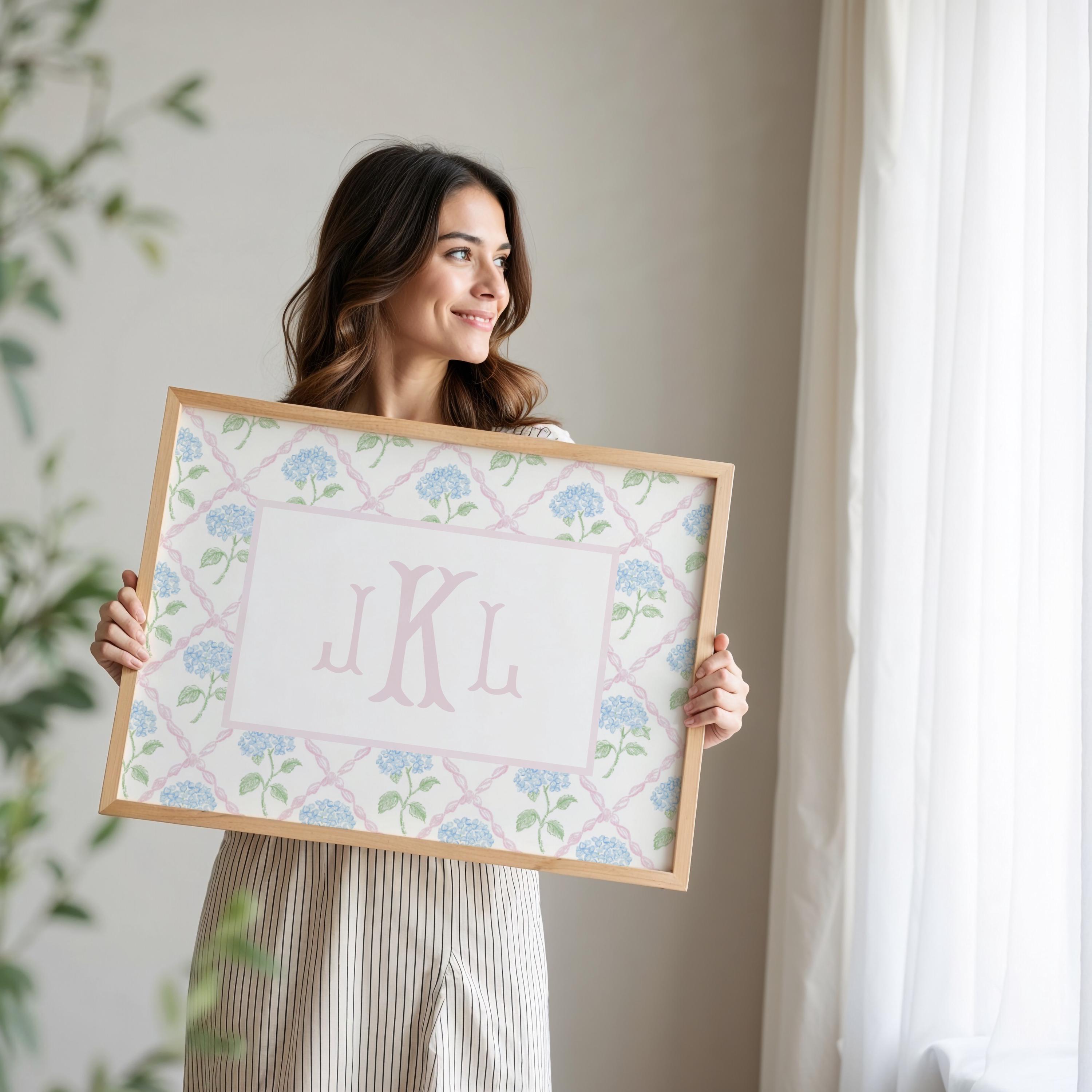 Custom Kids Name Print Baby Girl Nursery Name Wall Art Decorative ...