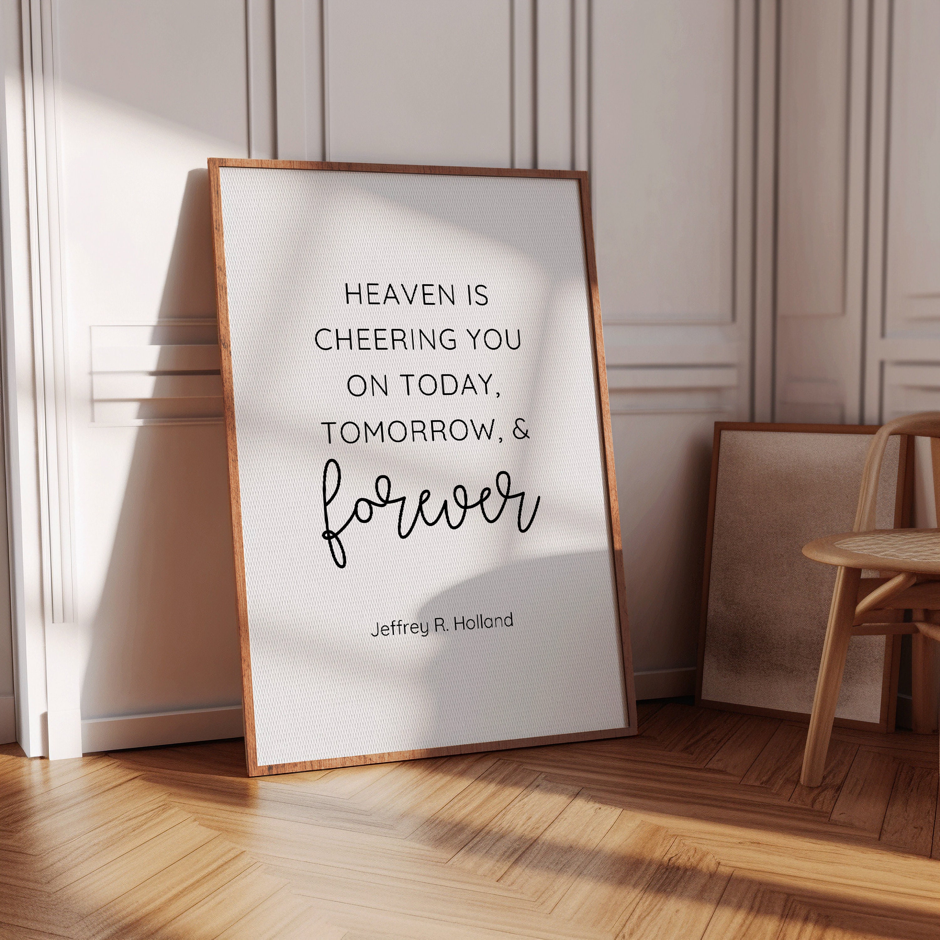 Heaven is Cheering You on Jeffrey R Holland Printable Quote LDS General ...