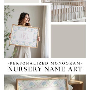 Custom Kids Name Print Baby Girl Nursery Name Wall Art Decorative ...