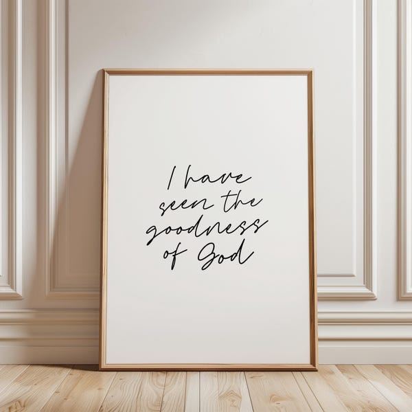 Goodness of God Sign - Etsy