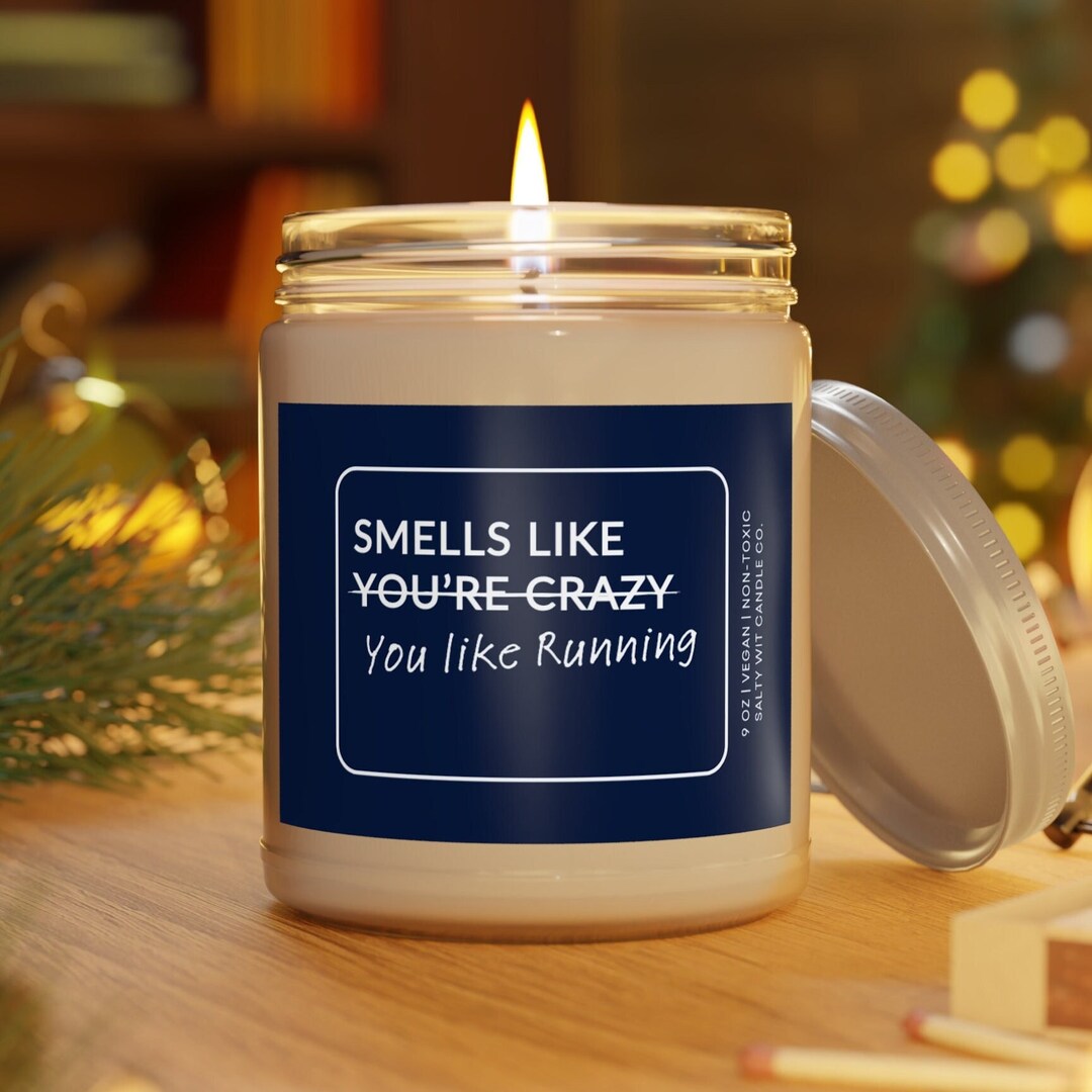 Running Candle Marathon Gift Basket Runner Gifts Running Gifts for ...