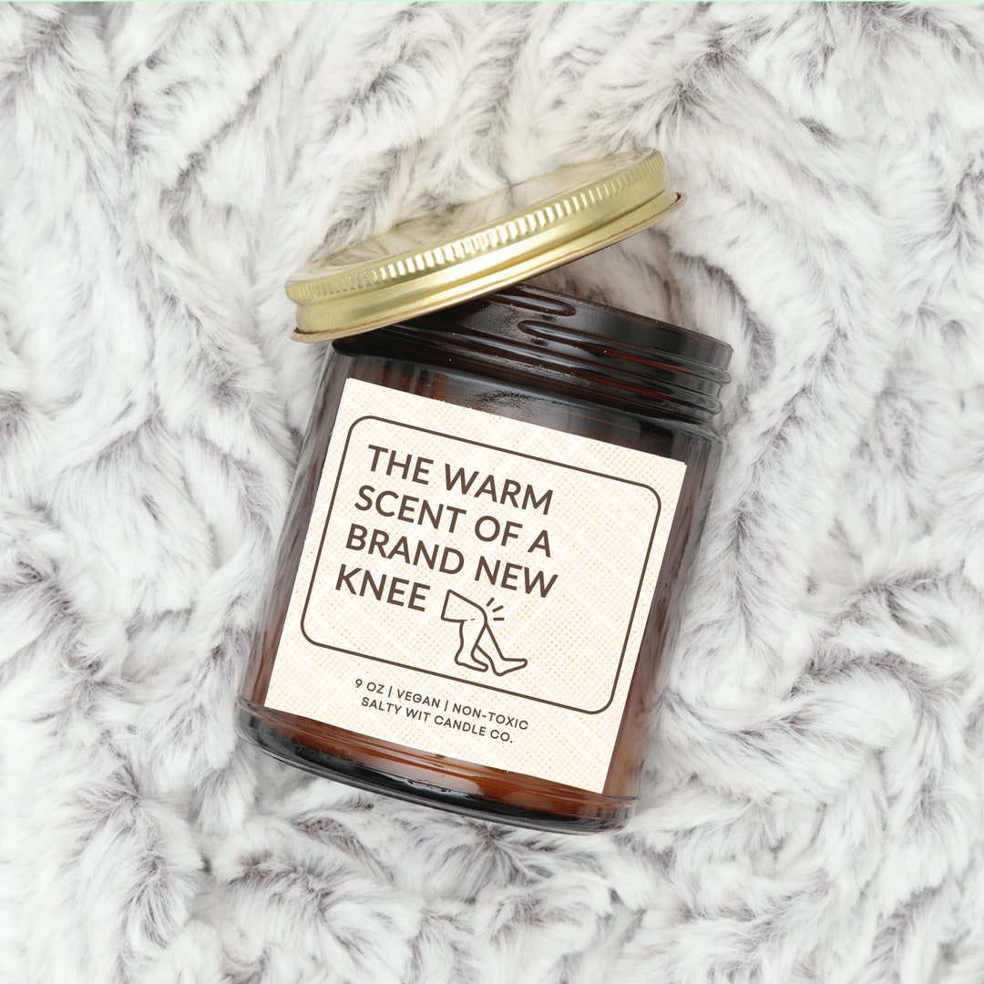Knee Surgery Candle Get Well Soon Gift Box Knee Replacement Gifts ...