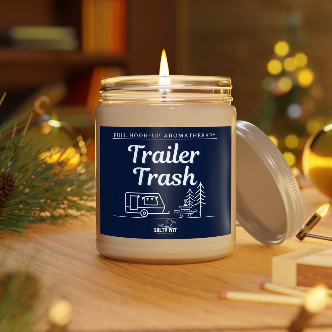 Camping Candle | RV Gifts | Camper Decor | Trailer Trash | Camping Gift ...