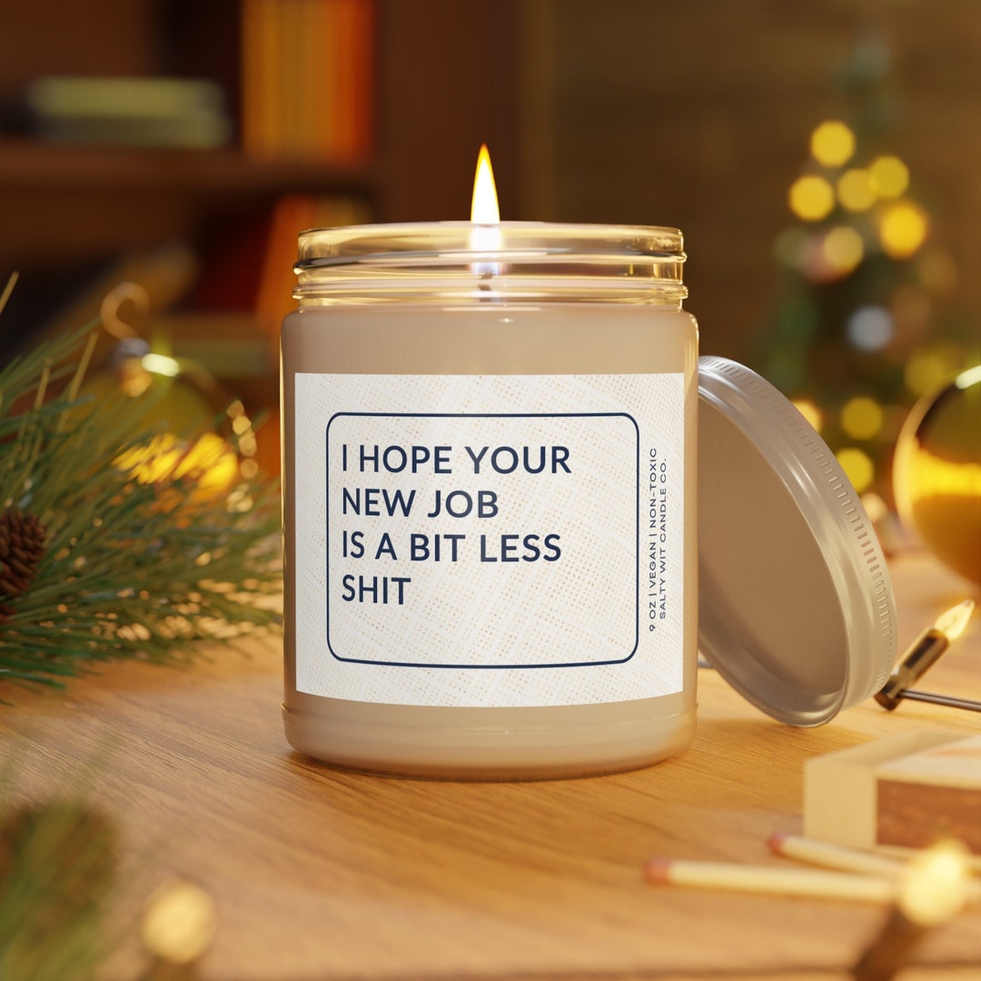 Candle for New Job Career Promotion Gift for Best Friend New Job ...