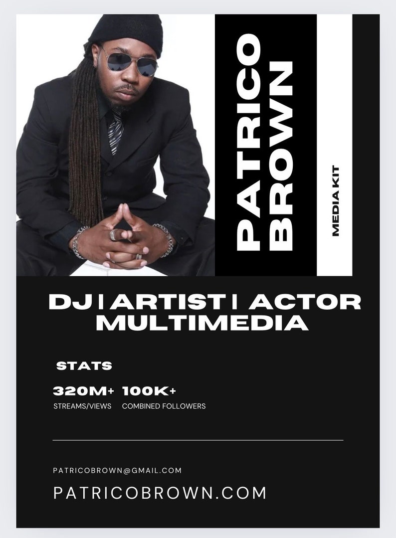 Modern Media Kit / Press Kit / Portfolio Template - for Business ...