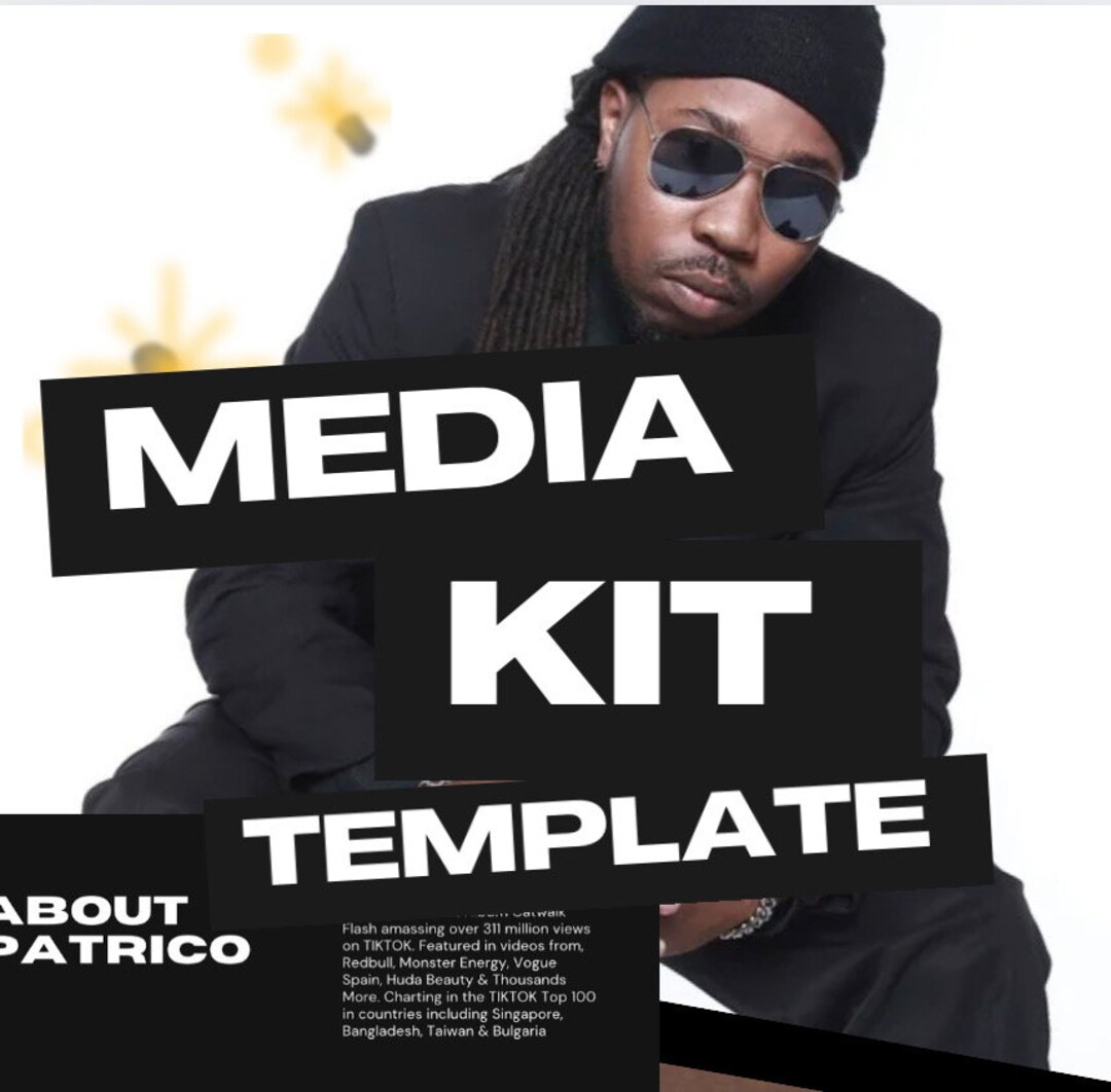 Modern Media Kit / Press Kit / Portfolio Template - for Business ...