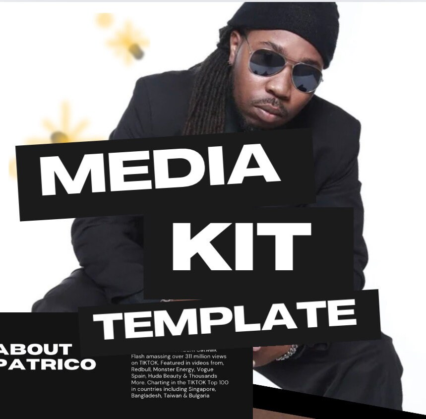 Modern Media Kit / Press Kit / Portfolio Template - for Business ...