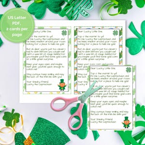 Leprechaun Note for Kids | Toddlers | St. Patricks Day | Leprechaun ...