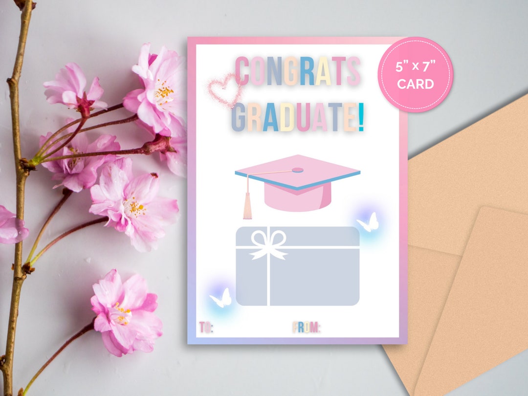 Graduation Gift Card Holder | Girl Graduation Gift | College Graduation ...