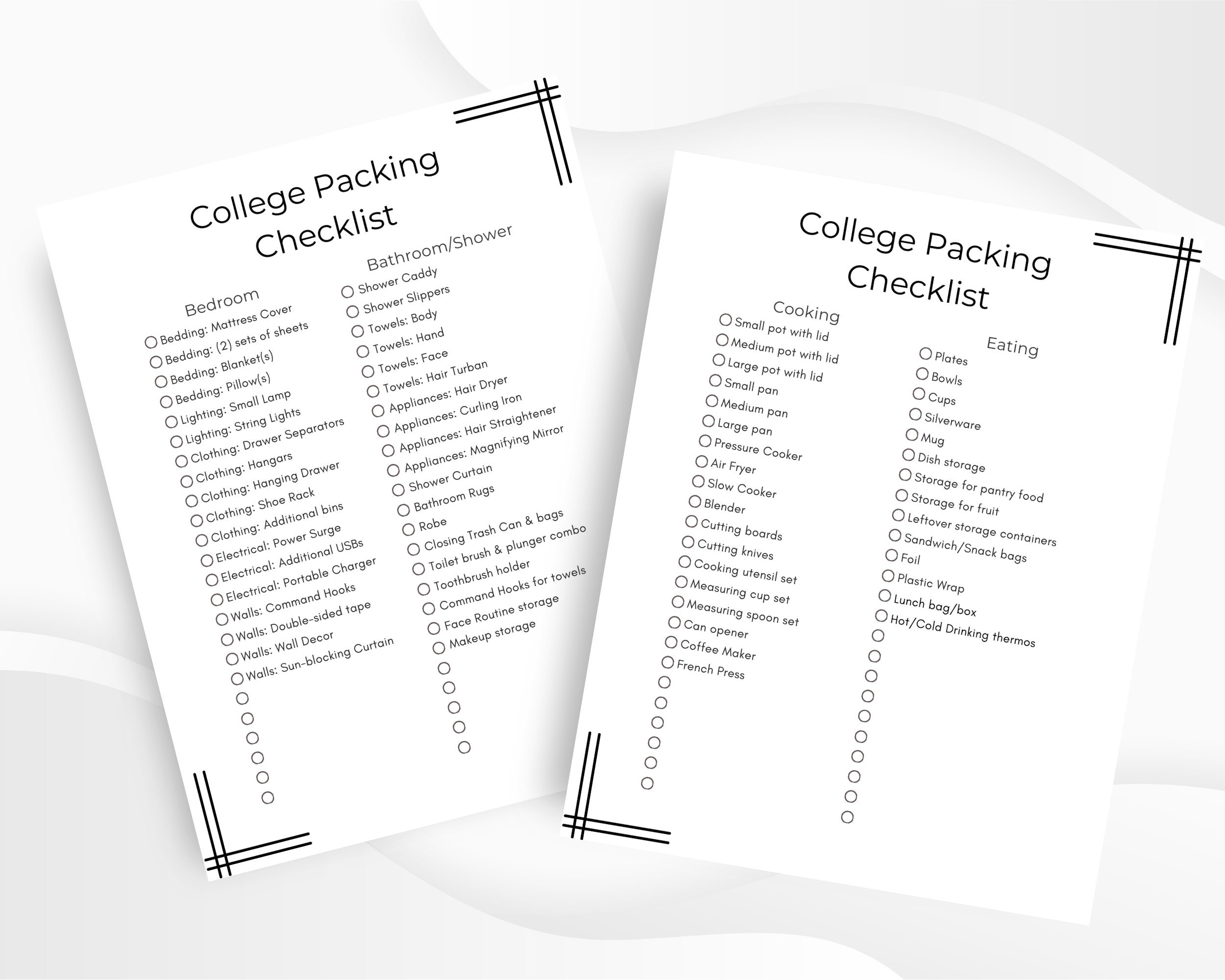 Back to School | College Checklist | College Packing Checklist | Dorm ...