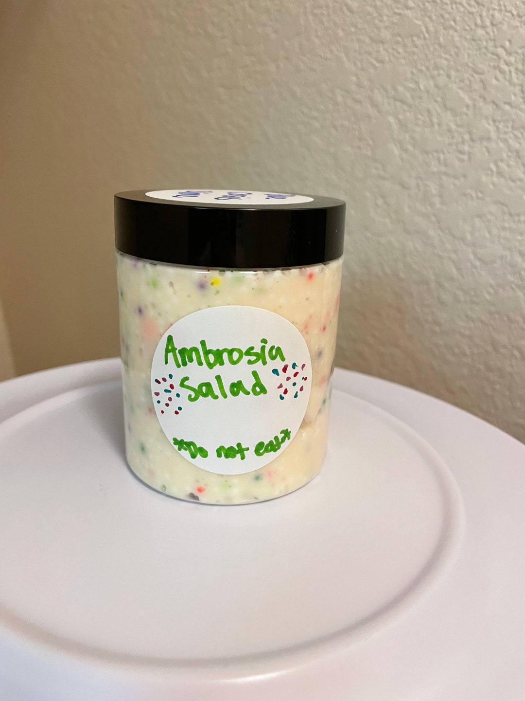 Ambrosia Salad Floam Slime - Etsy