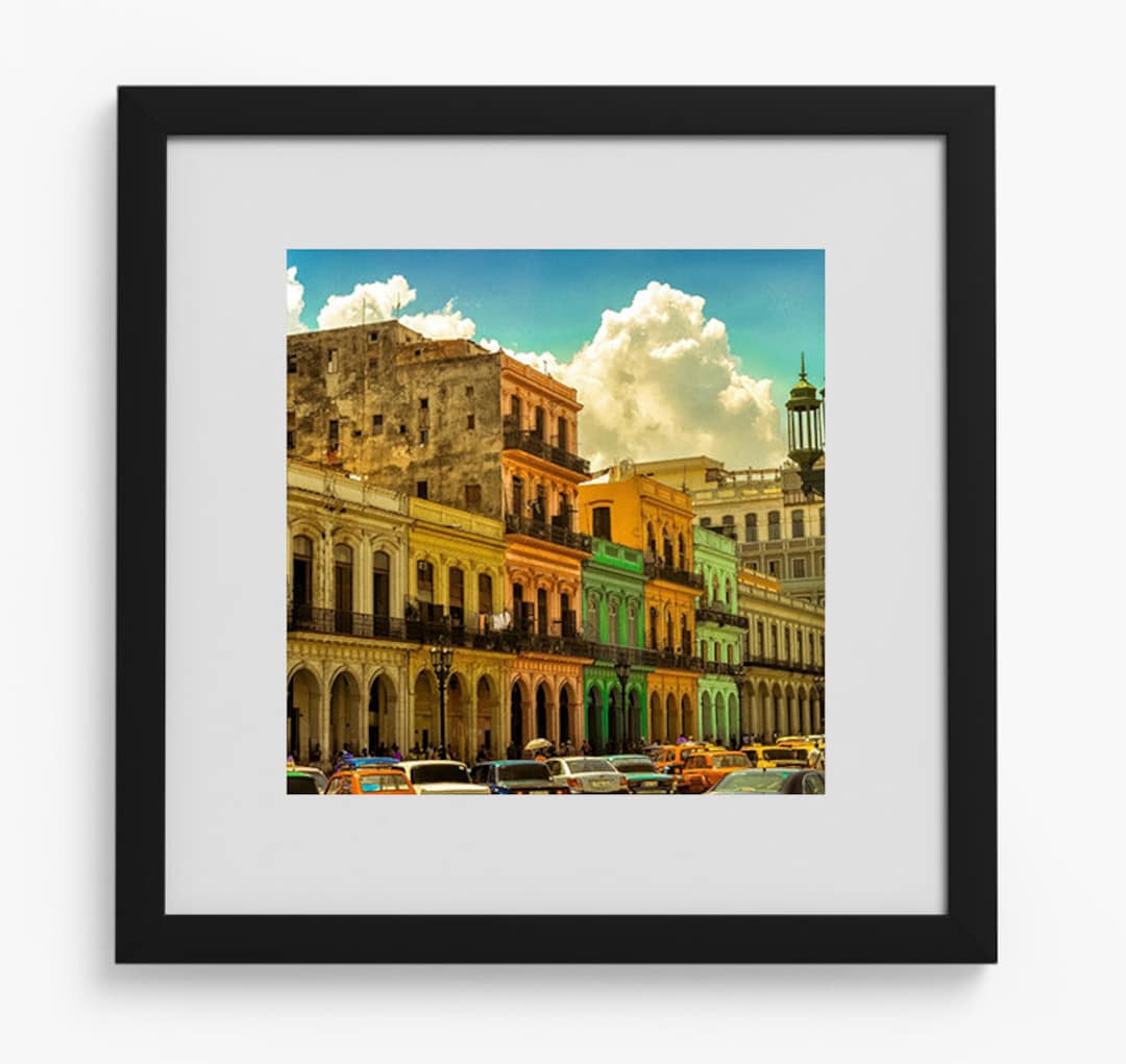 Art Photography Print Vibrant Cuba Framed Fine Art Photography Home ...
