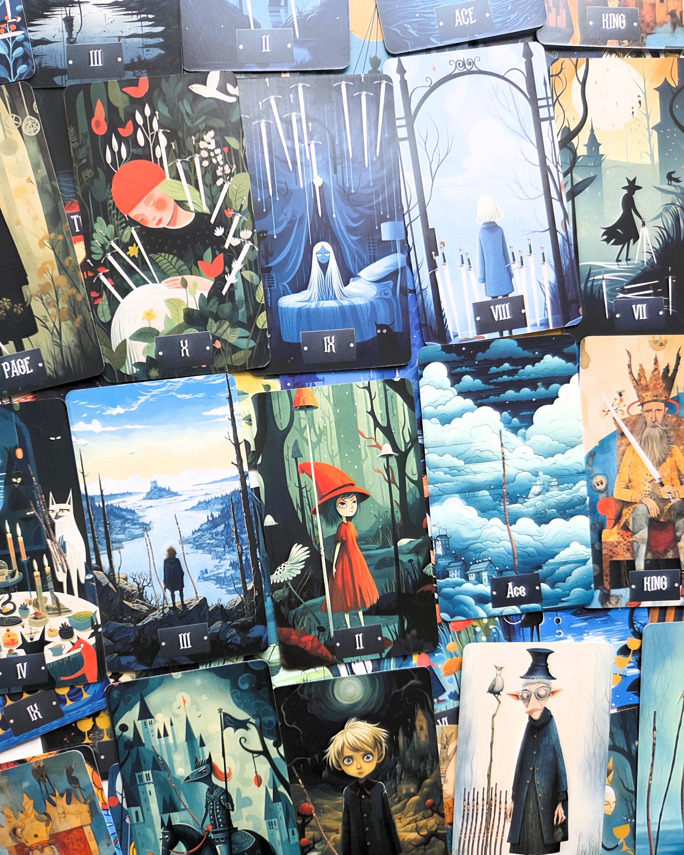 Strange World Tarot Deck: Surreal Landscapes, Bold Colors (misfit Deck ...