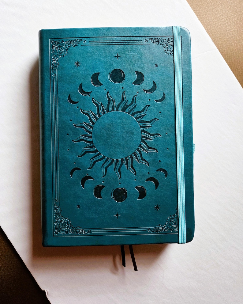 Vintage-style Faux Leather Journal | A5 Book Style | Two Colors - Etsy