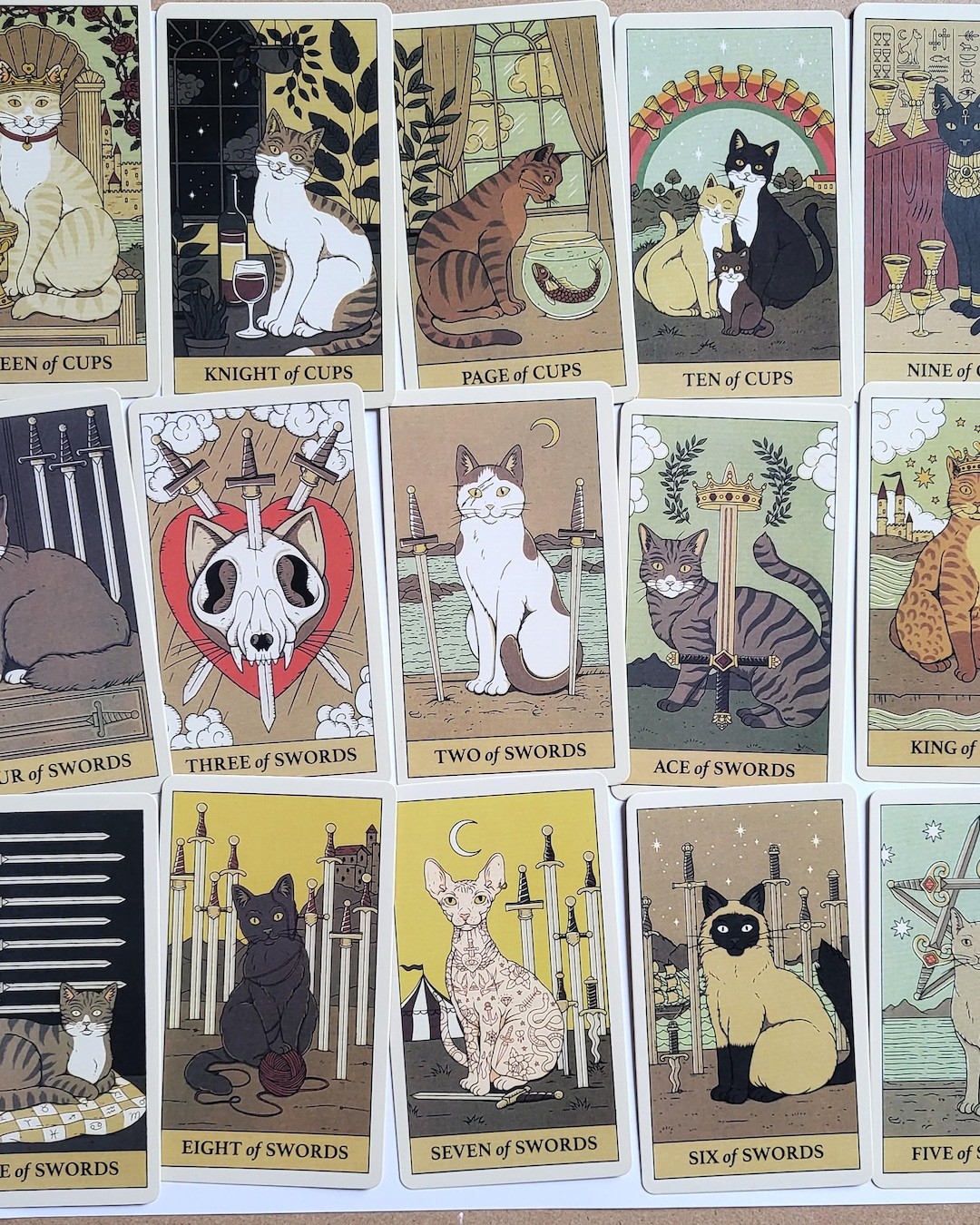 Cats Rule the Earth Tarot Deck―for the Feline Obsessed - Etsy