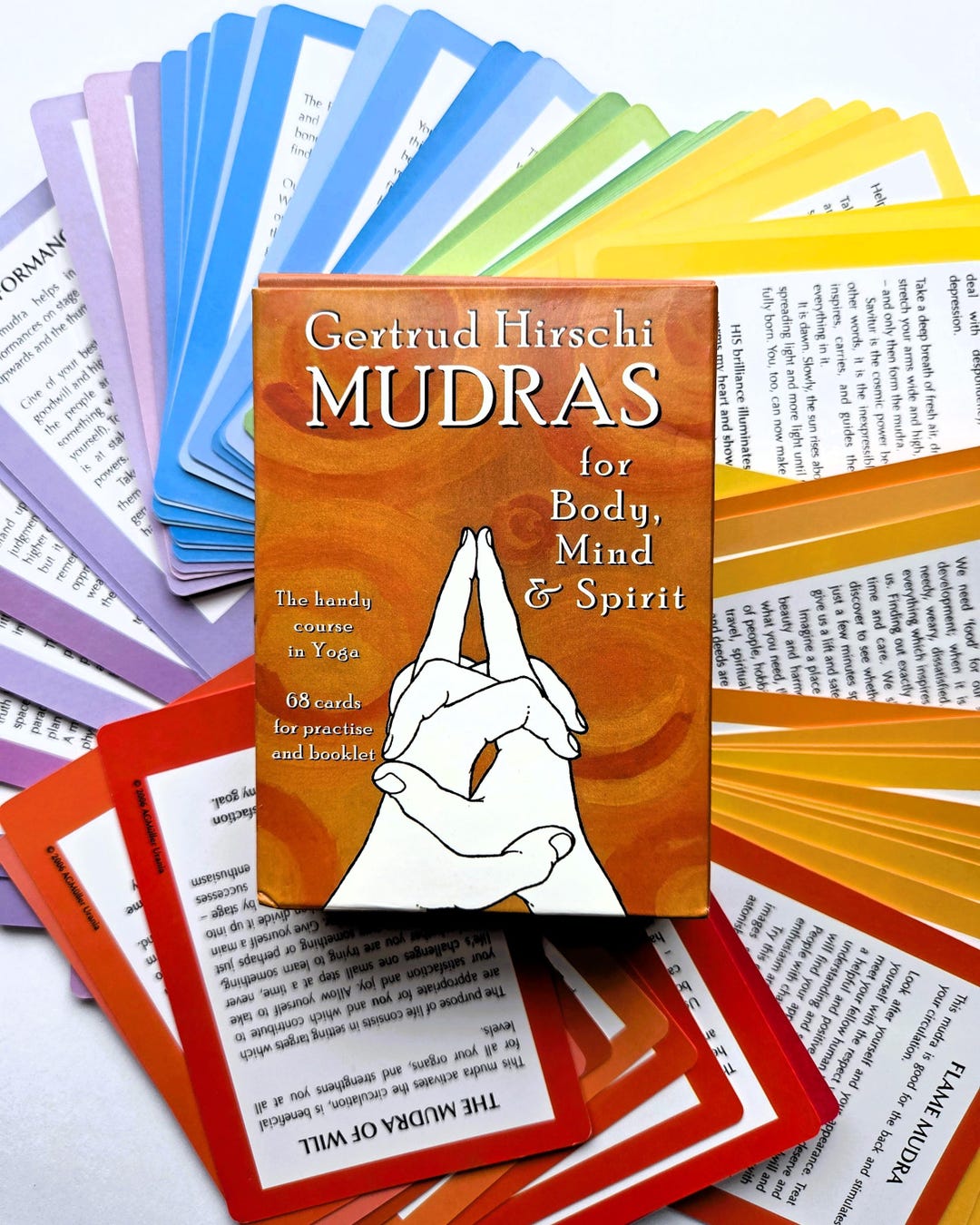 MUDRA Cards―for Practice and Educational―gertrud Hirschi―68 Mudras - Etsy