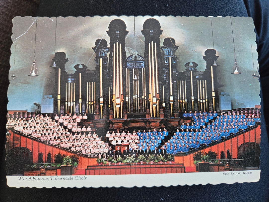 Tabernacle Choir and Pipe Organ Postcard - Etsy