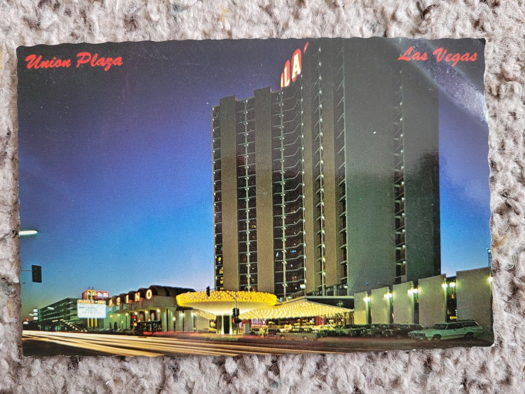 Las Vegas Union Plaza Postcard - Etsy