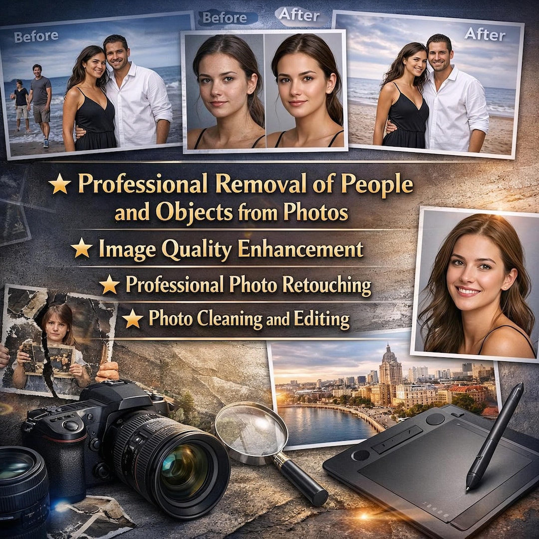 Removal of People and Unwanted Objects From Photos | Image Enhancement ...