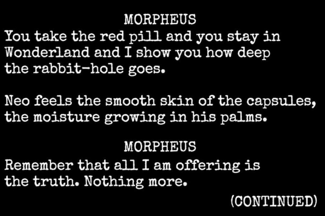 THE MATRIX Script Art Print - Etsy