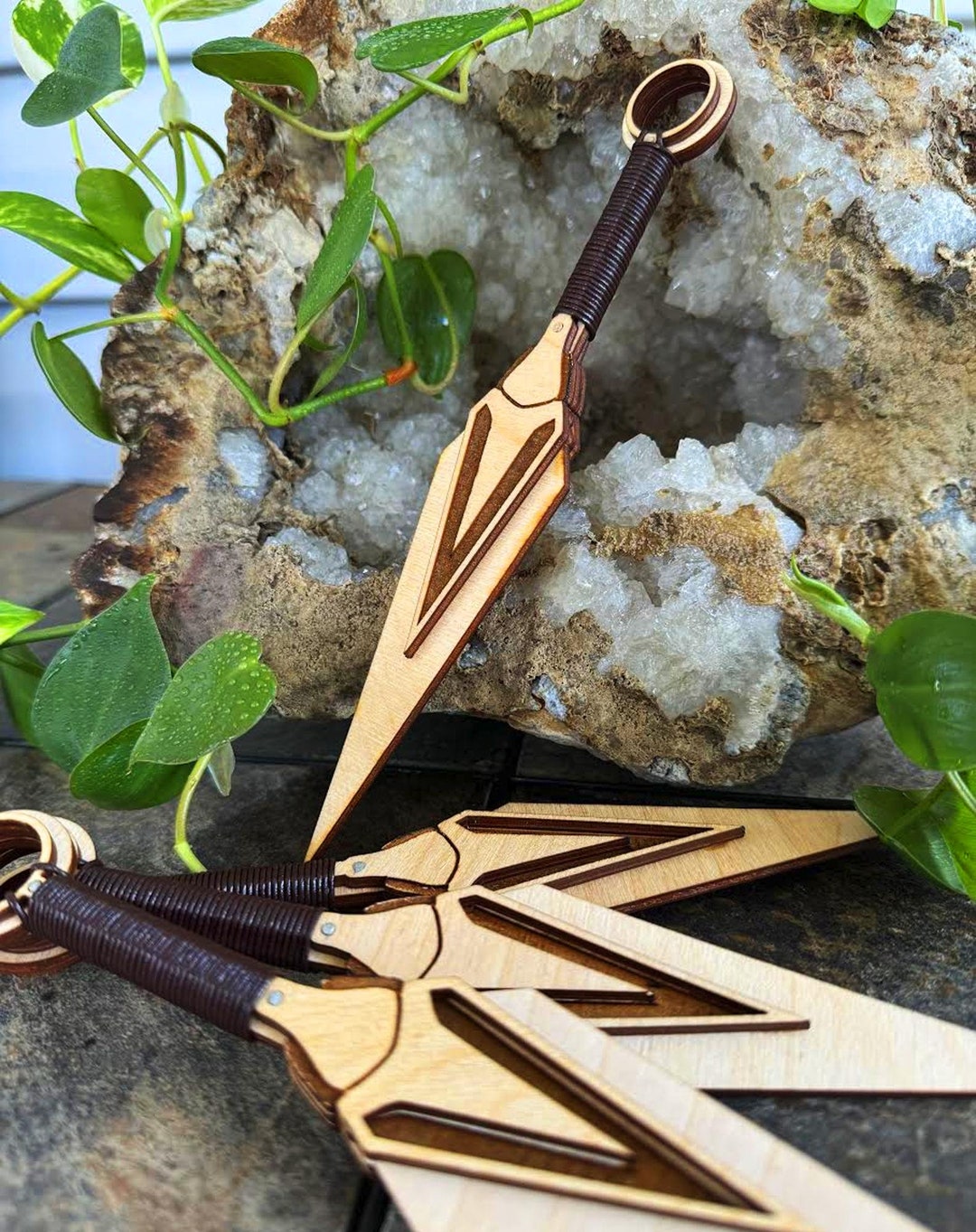 Wooden Kunai Dagger | Overwatch Inspired Assassin Kunai | Cosplay ...