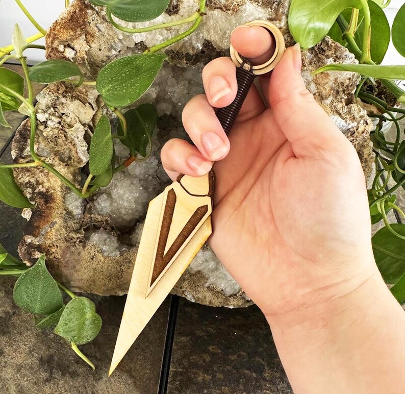 Wooden Kunai Dagger | Overwatch Inspired Assassin Kunai | Cosplay ...